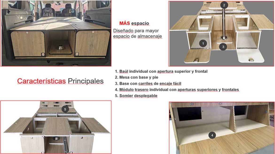 Muebles camper desmontables - Furgo Camper Muebles